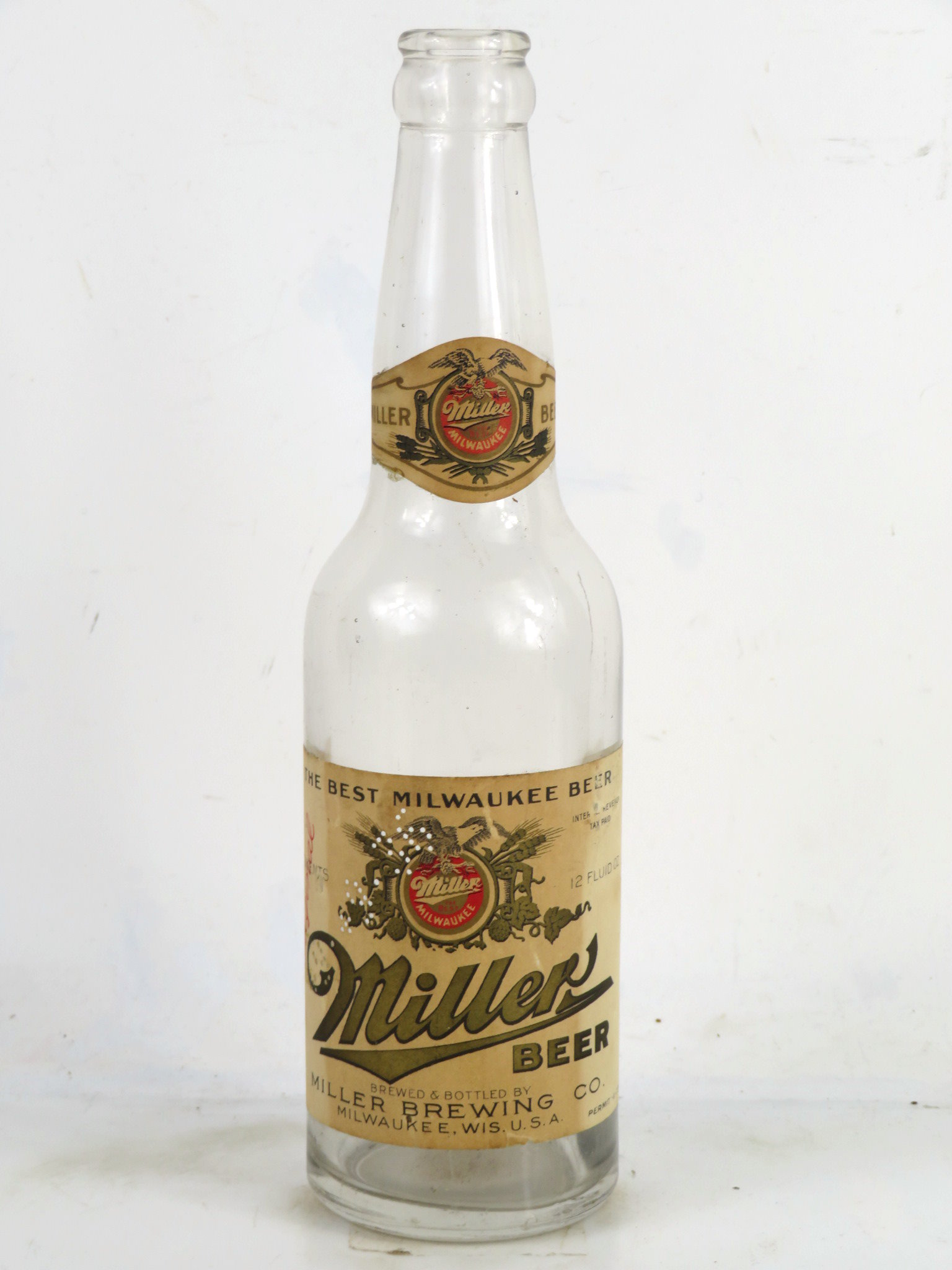 Item #2037 1936 Miller Beer Bottle