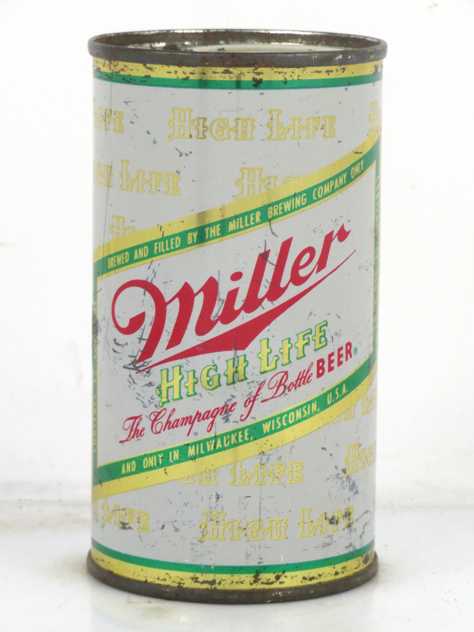 Item #94107 1961 Miller High Life Beer (Short Fill) Flat Top Can 99-40.3