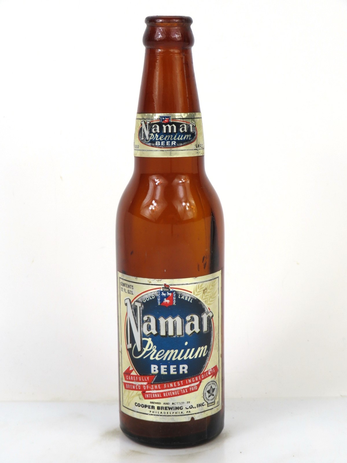 Item #100801 1946 Namar Premium Beer Bottle