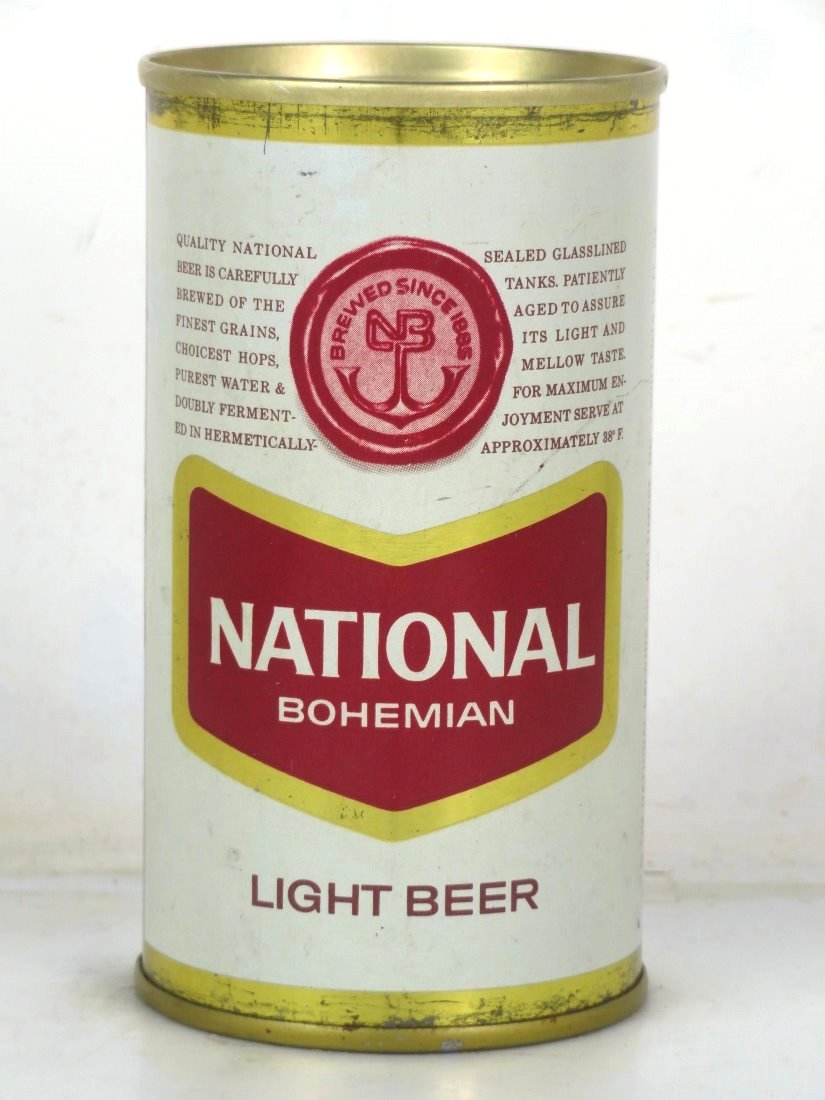 Item #94037 1964 National Bohemian Light Beer Tab Top Can T96-40