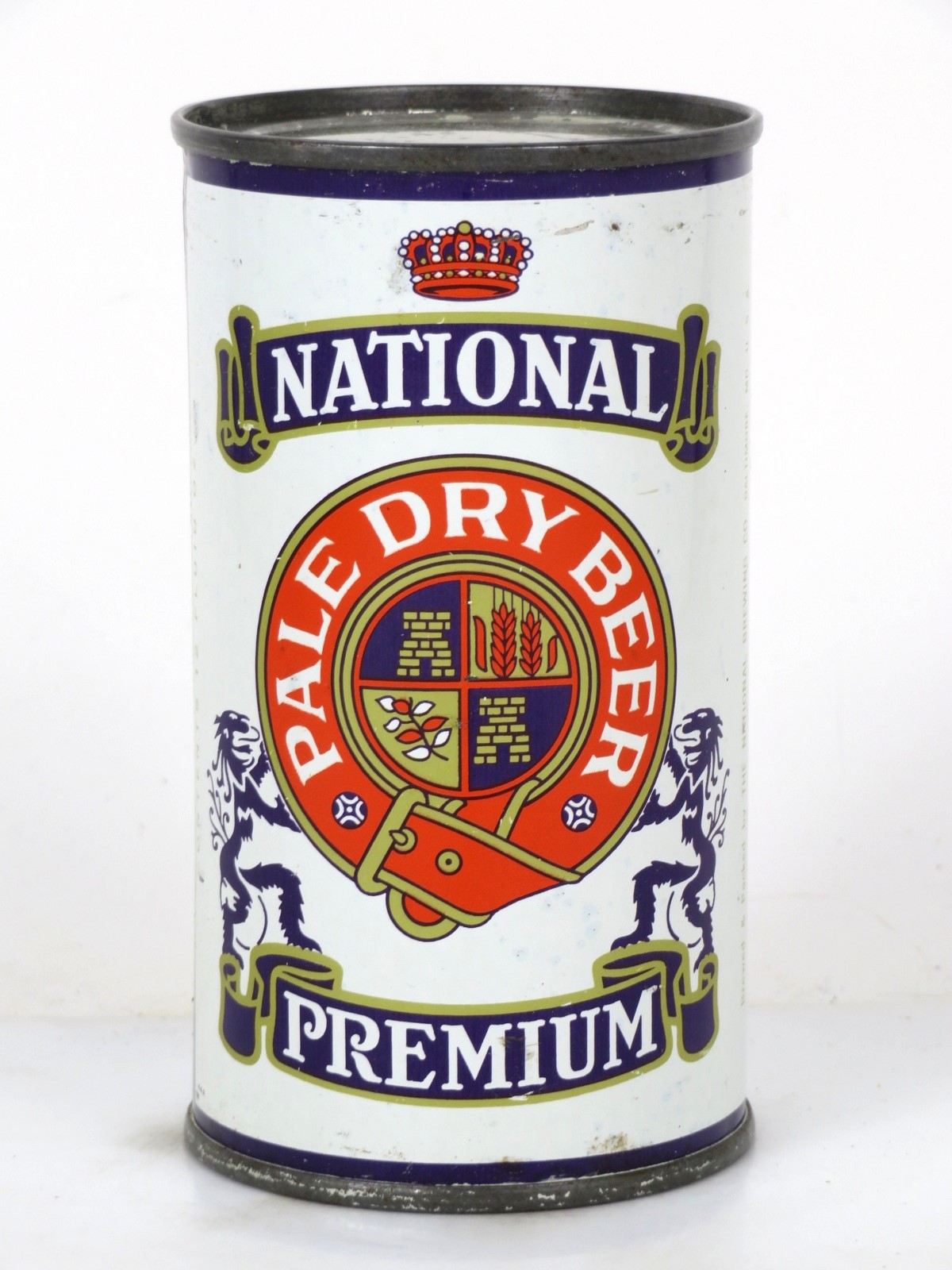 Item #59465 1958 National Premium Beer Flat Top Can 102-02.1a