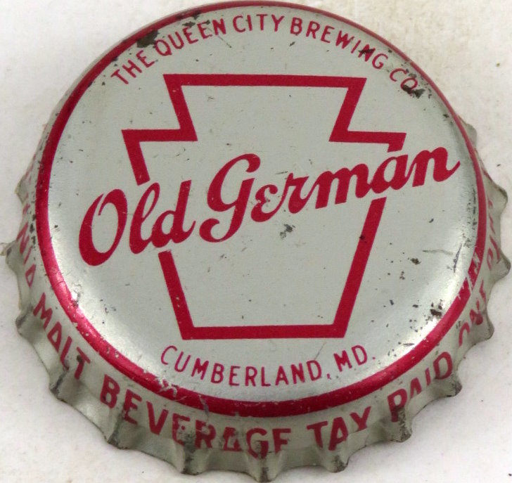 Item #94817 1956 Old German Beer ~PA Tax (CCS) Bottle Cap