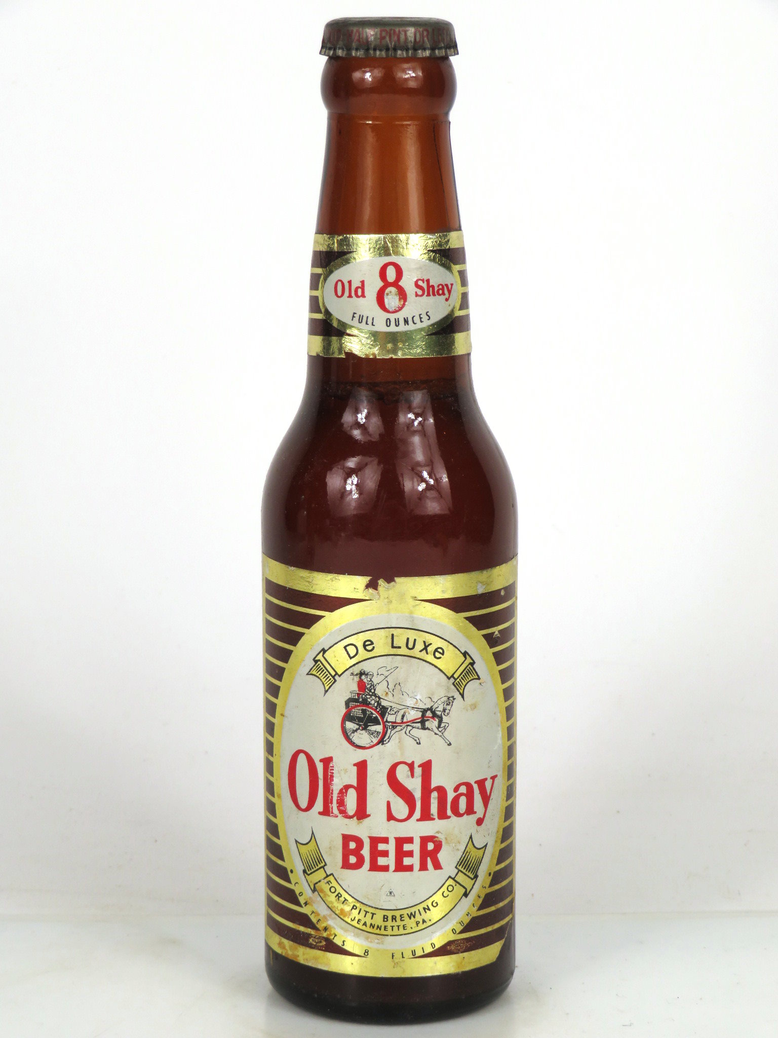 Item #30908 1954 Old Shay Lager Beer Bottle