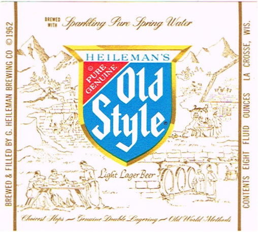 Item #92236 1962 Old Style Beer Label WI215