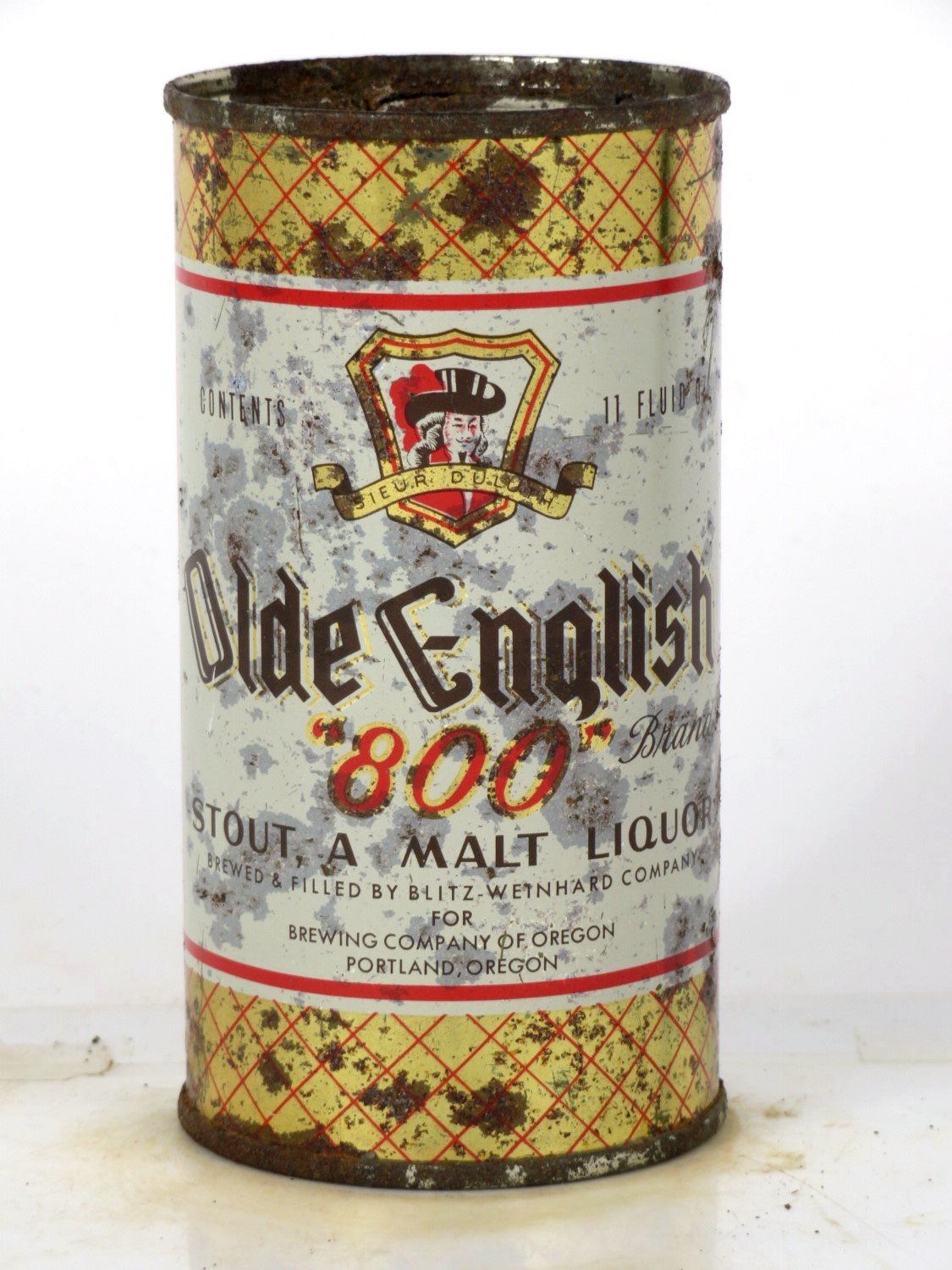 Item #1391 1964 Olde English 800 Stout Malt Liquor Flat Top Can 108-39