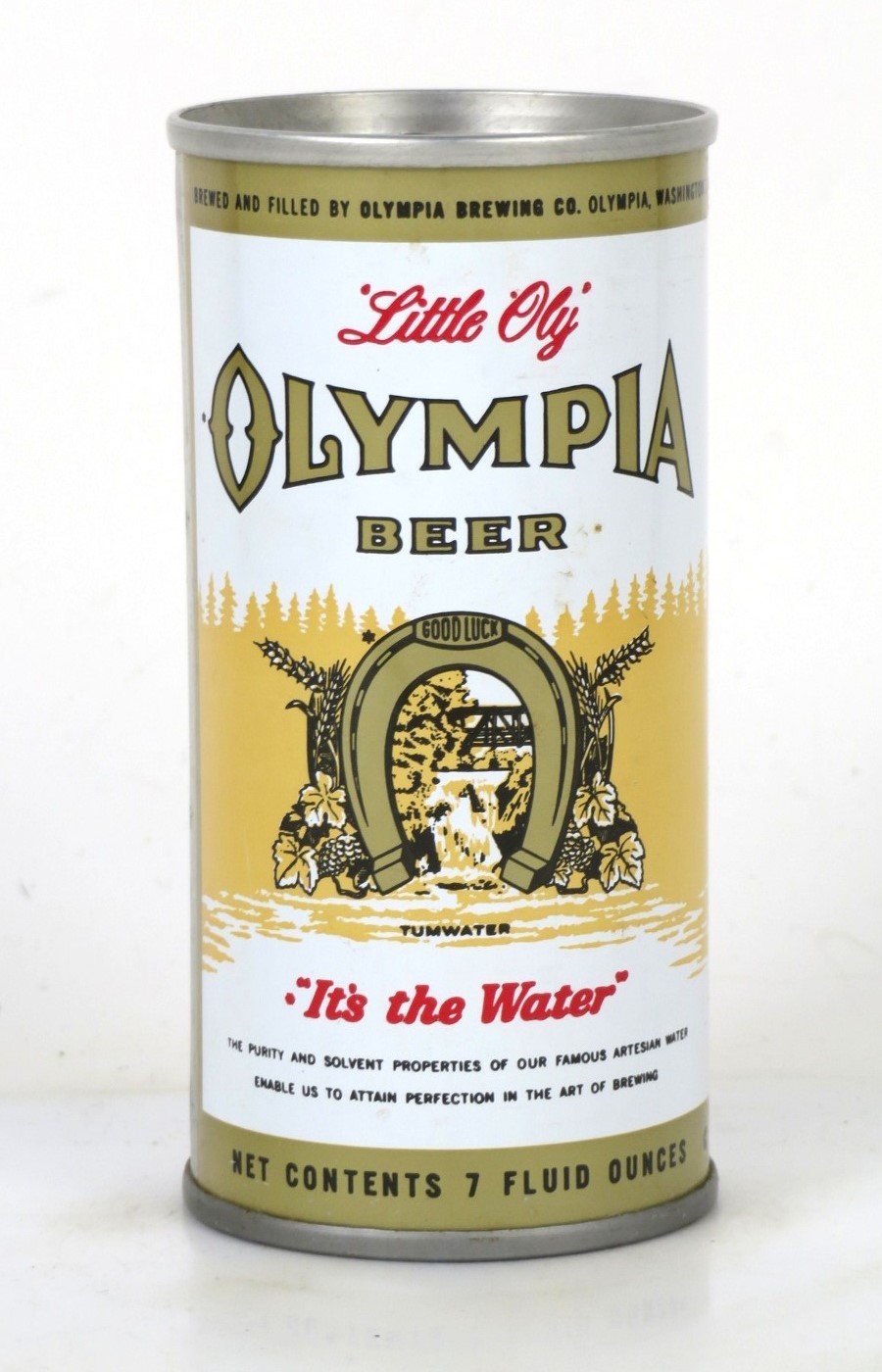 Item #1607 1969 Olympia Beer 7 to 8oz Can T29-08