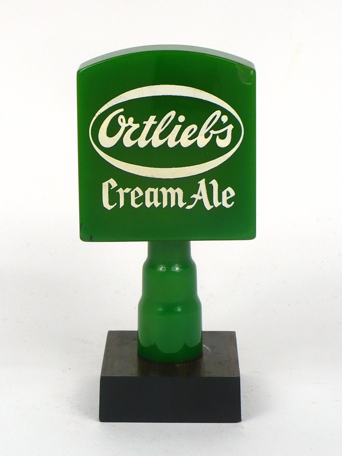 Item #81356 1955 1955 Ortlieb's Cream Ale 4¾ inch Tap Handle Acrylic ...