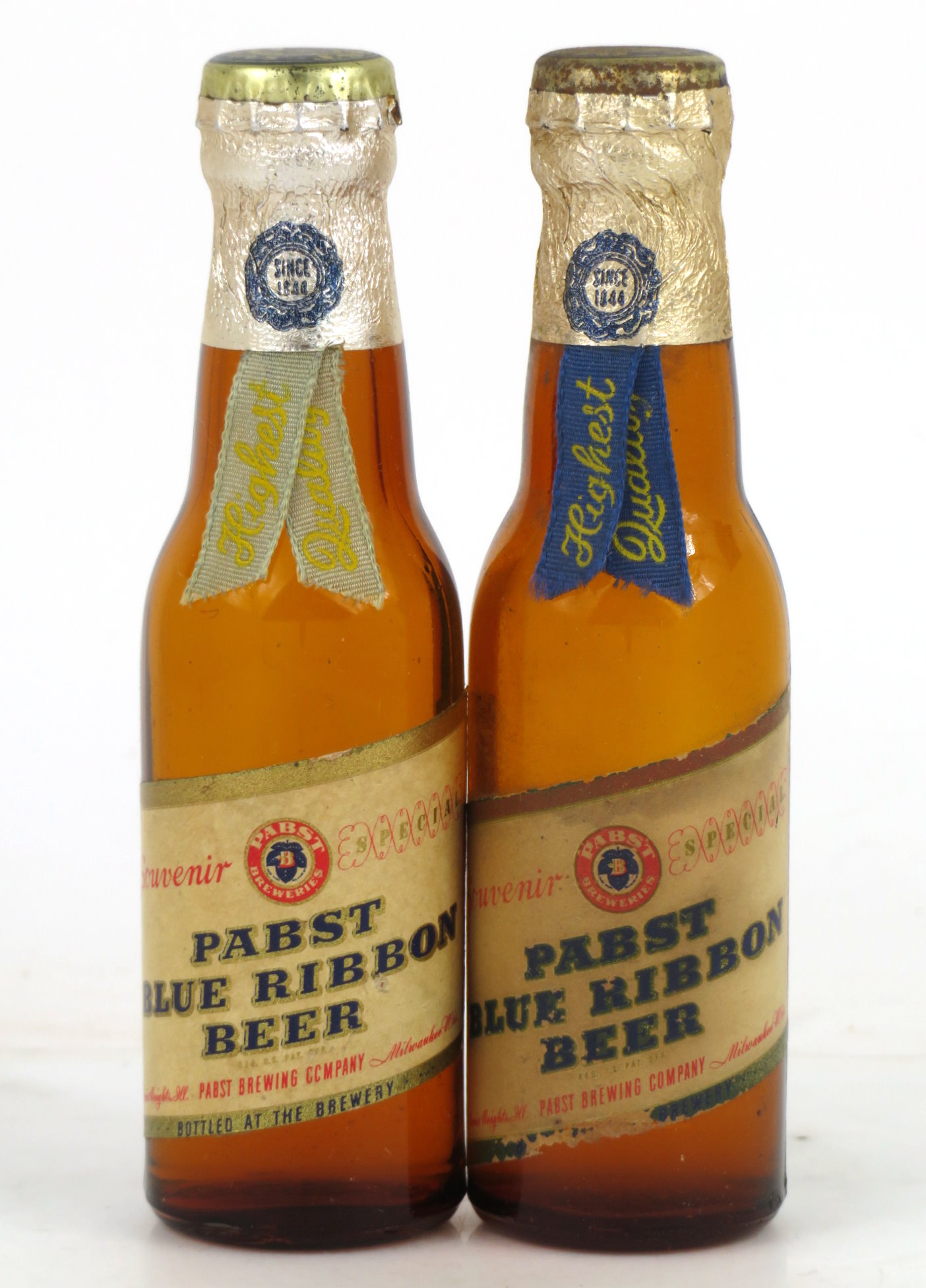 Item #18415 1947 Pabst Blue Ribbon Beer Mini Bottle