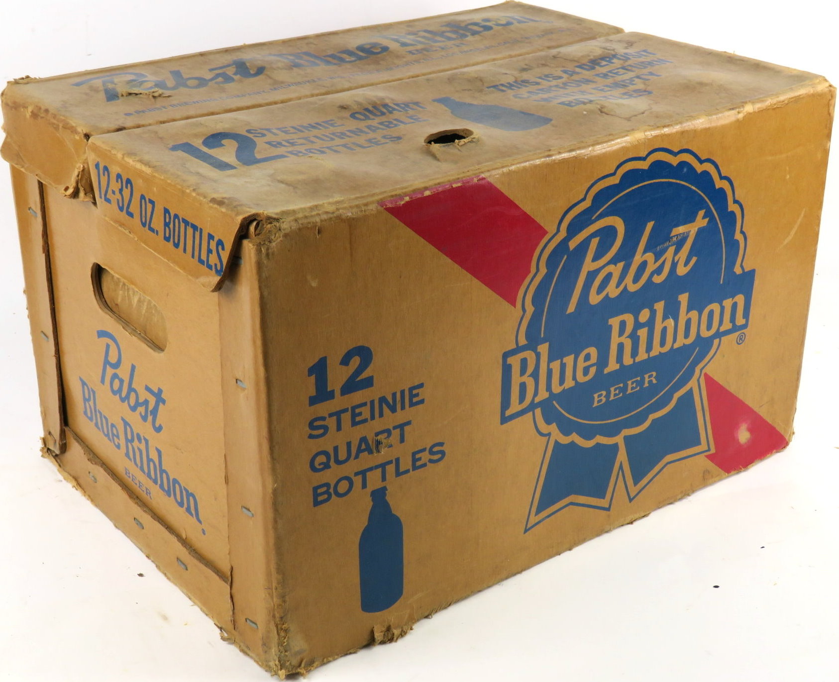 Item #99255 1967 Pabst Blue Ribbon Beer Case Box