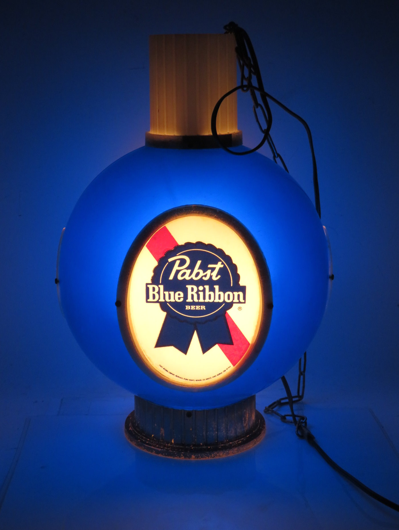 Item #98638 1967 Pabst Blue Ribbon Beer Swag Light Sign