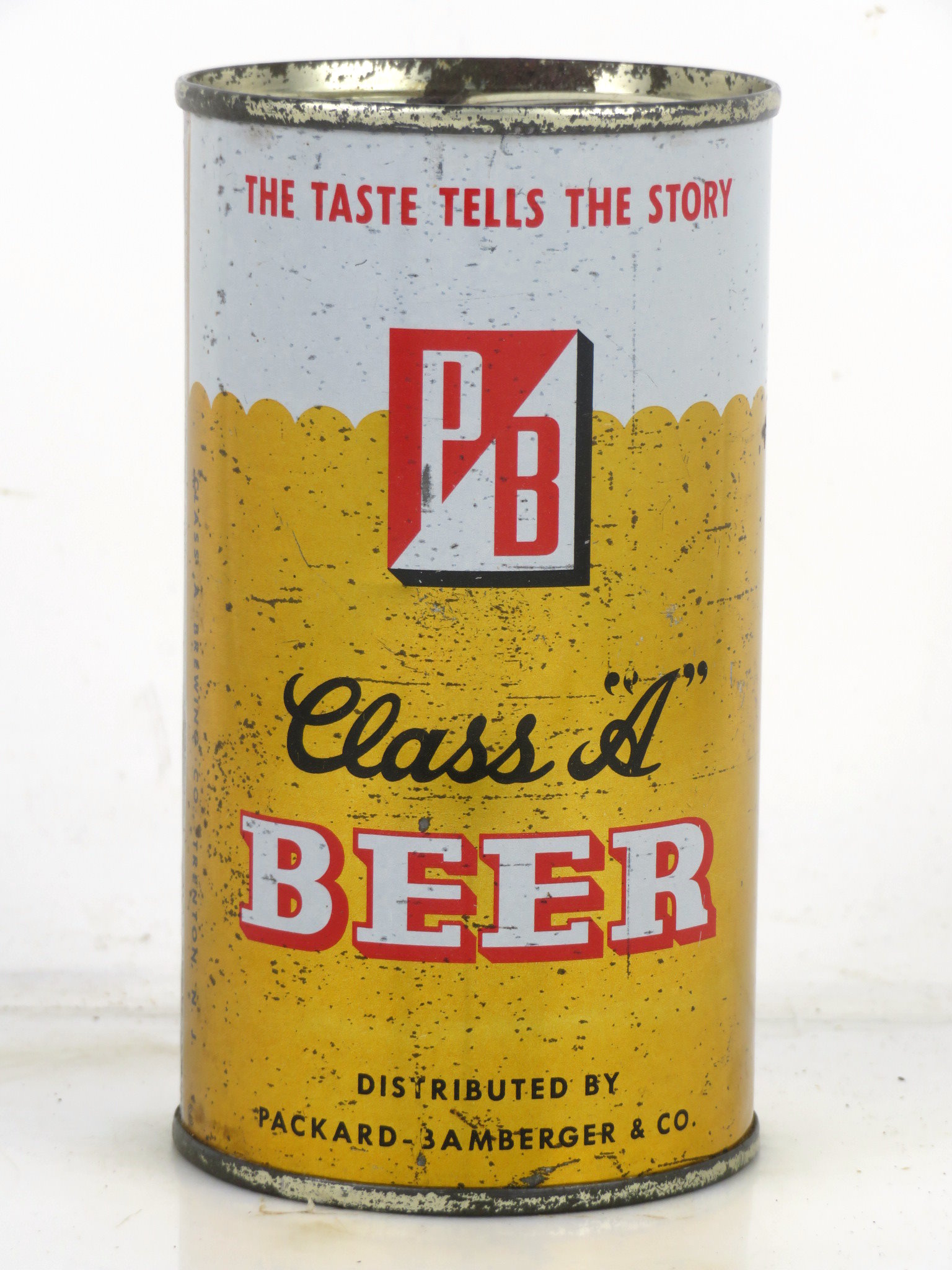 Item #34163 1960 PB "Class A" Beer Flat Top Can 112-28