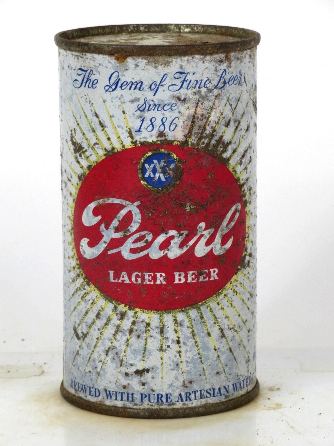 Item #1558 1959 Pearl Lager Beer Flat Top Can 113-02