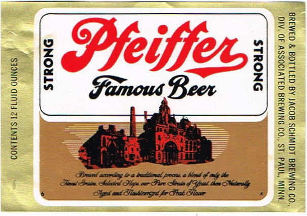 Item #102368 1960 Pfeiffer Famous Beer Label