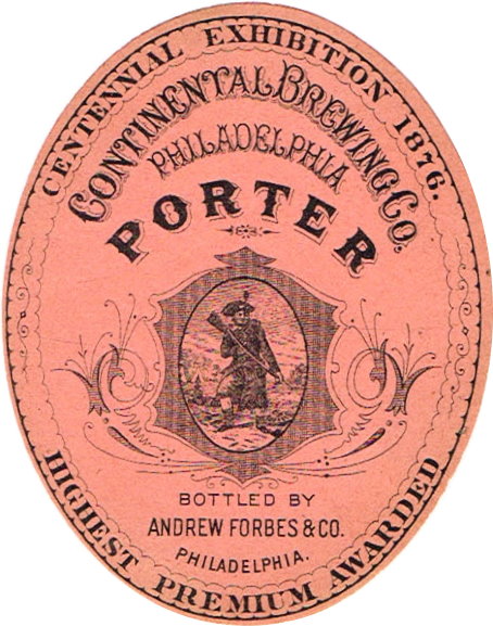 Item #2953 1890 Philadelphia Porter Label PA69-17