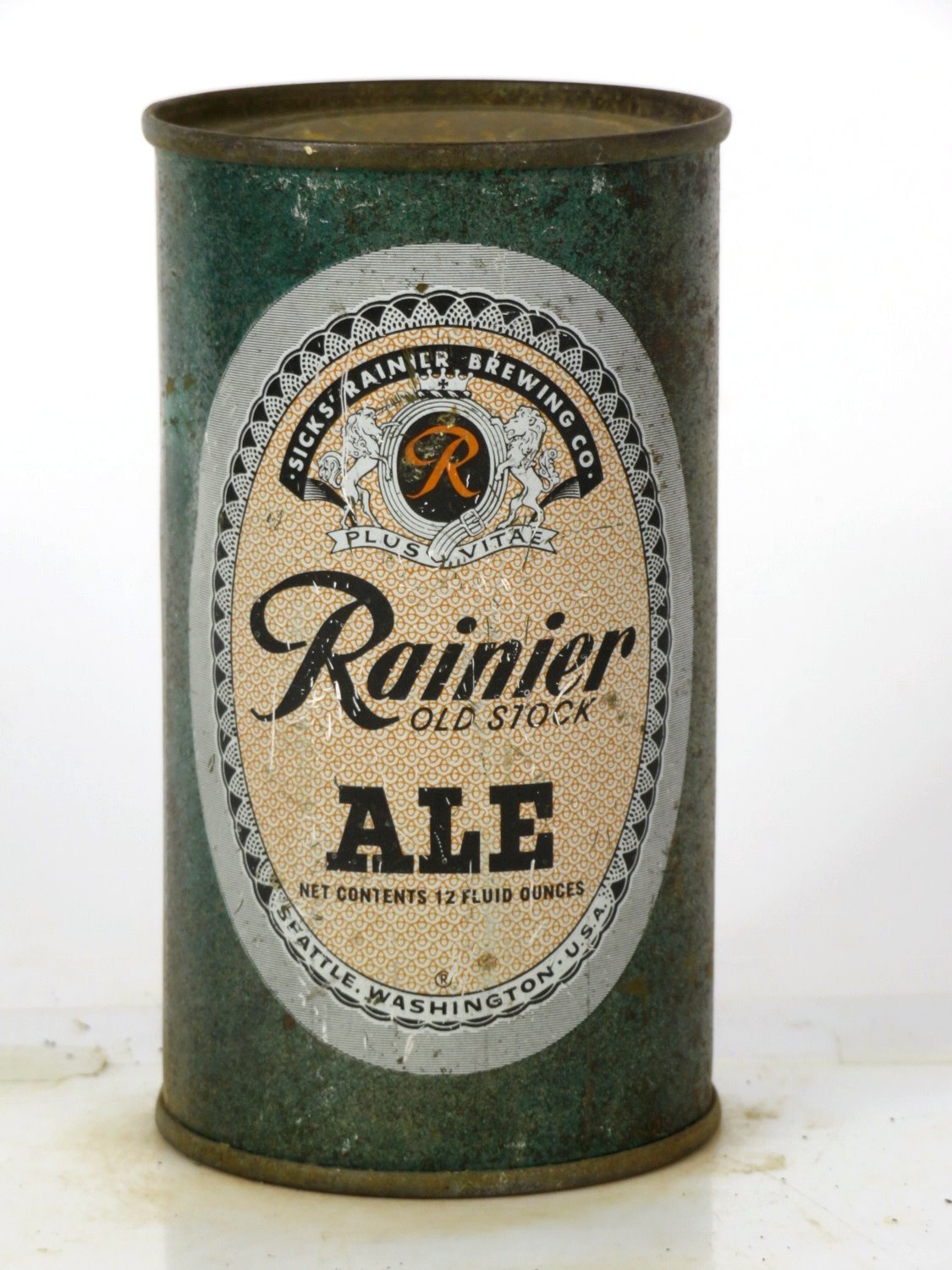 Item #98146 1960 Rainier Old Stock Ale Flat Top Can 118-03