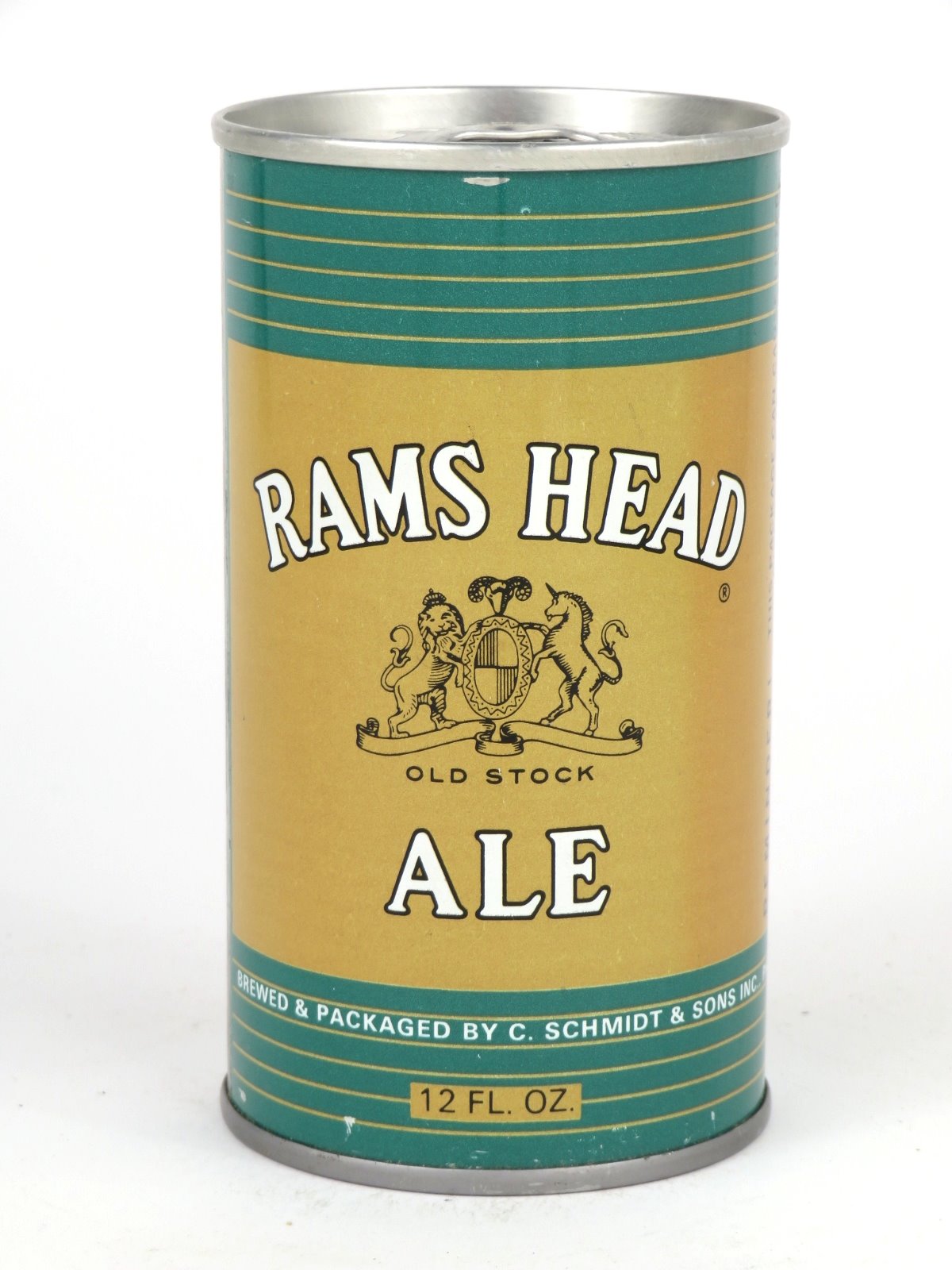 Item #845 1972 Rams Head Ale Tab Top Can T112-18
