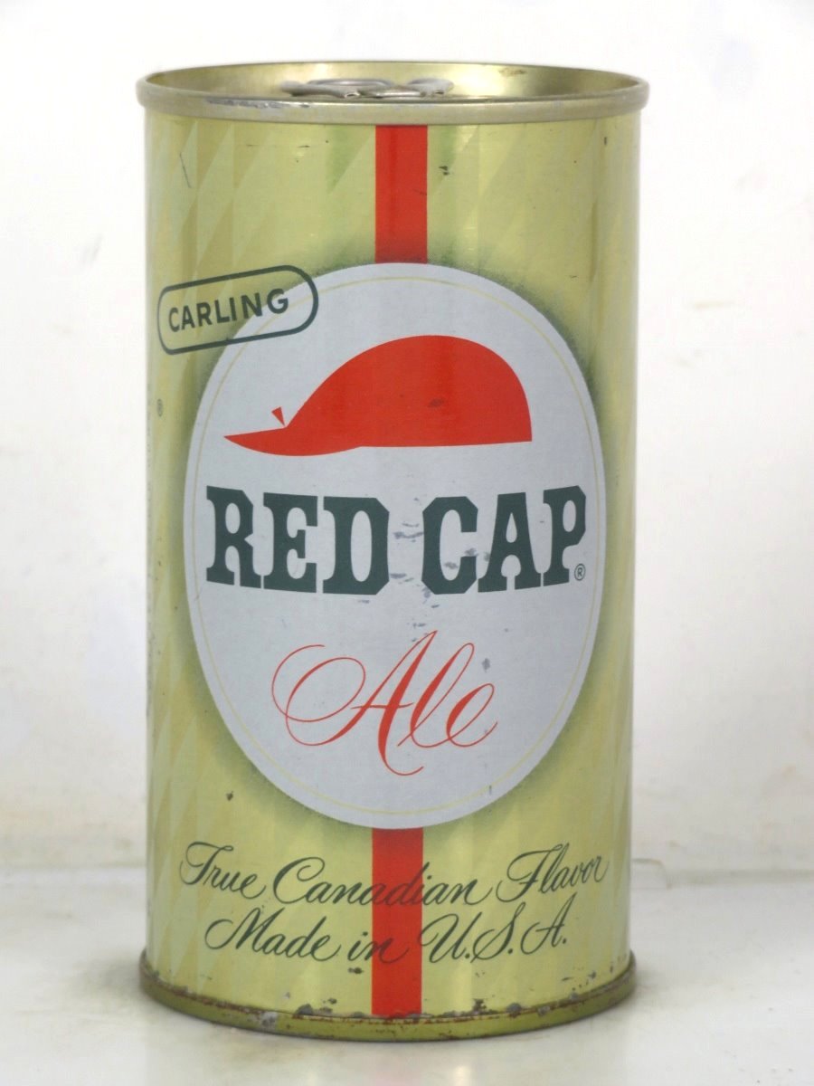 Item #1367 1969 Red Cap Ale Tab Top Can T113-02