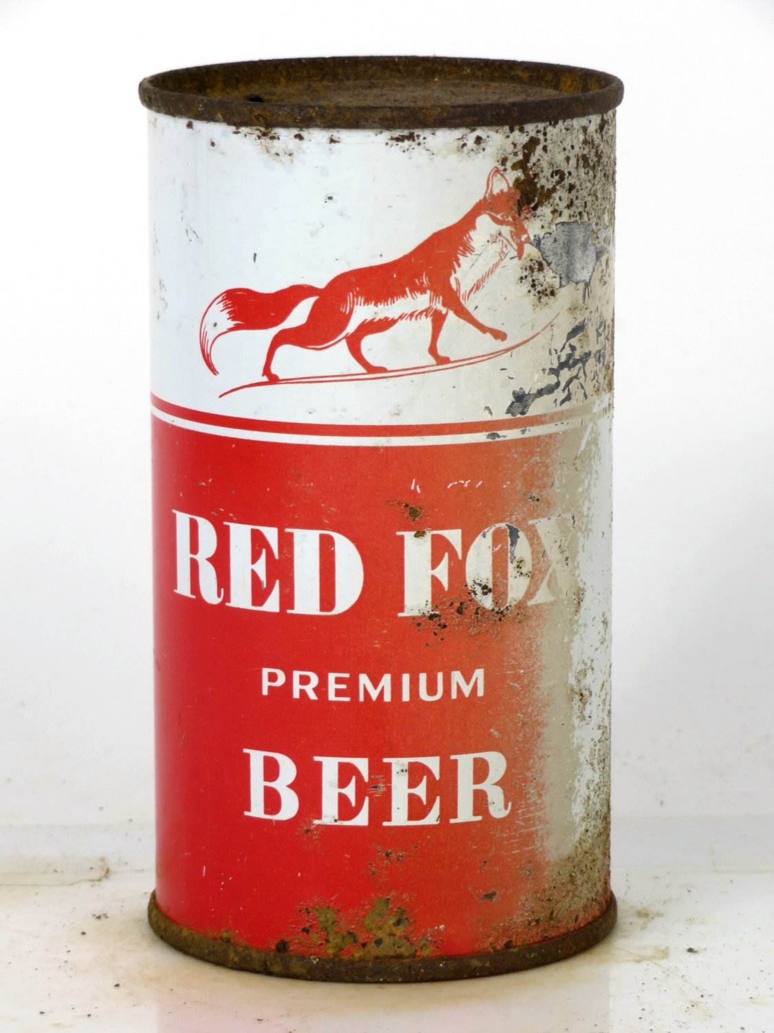 Item #58088 1957 Red Fox Premium Beer Flat Top Can 119.25