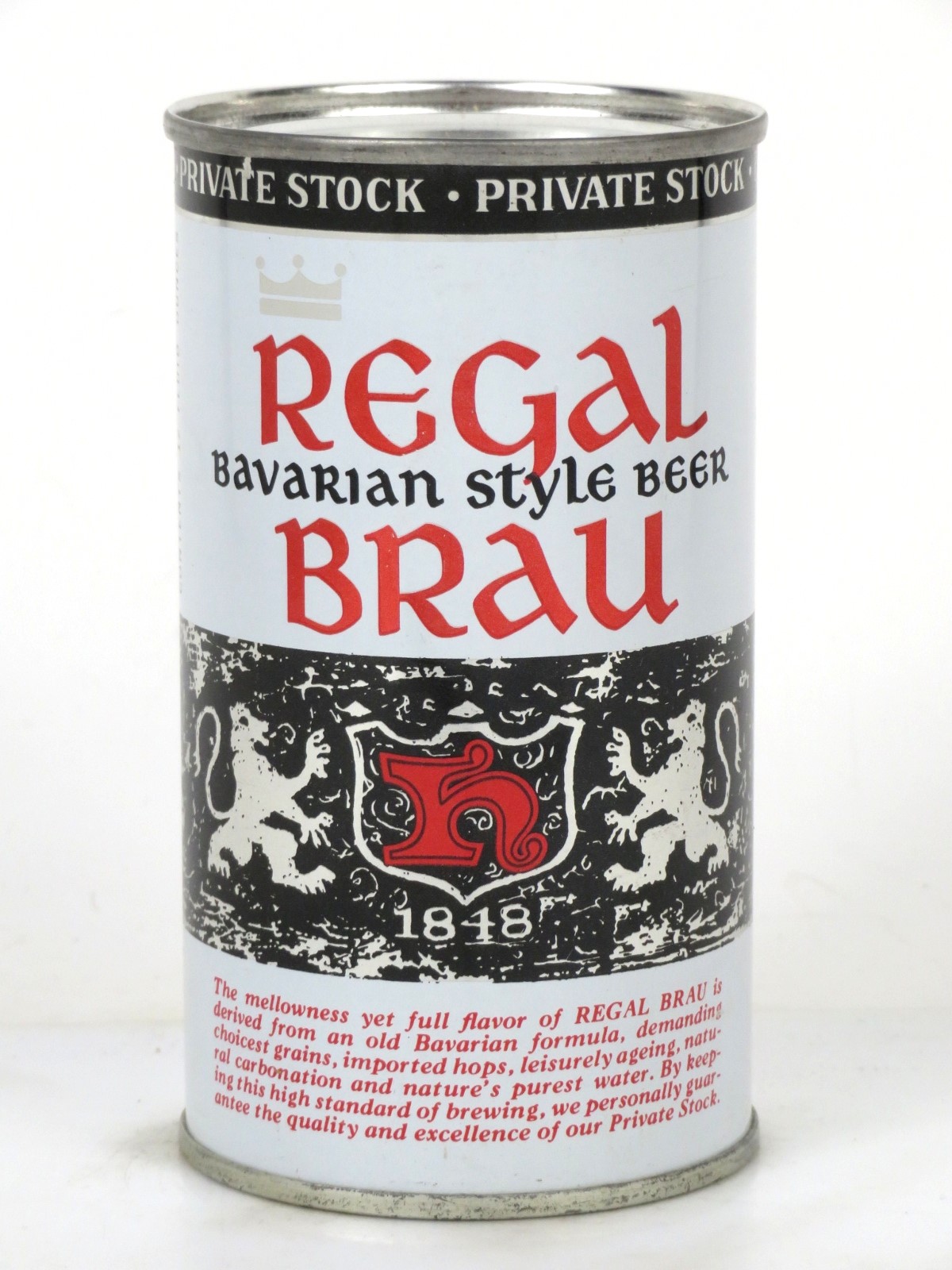 Item #3618 1962 Regal Brau Bavarian Style Beer Flat Top Can 122-05