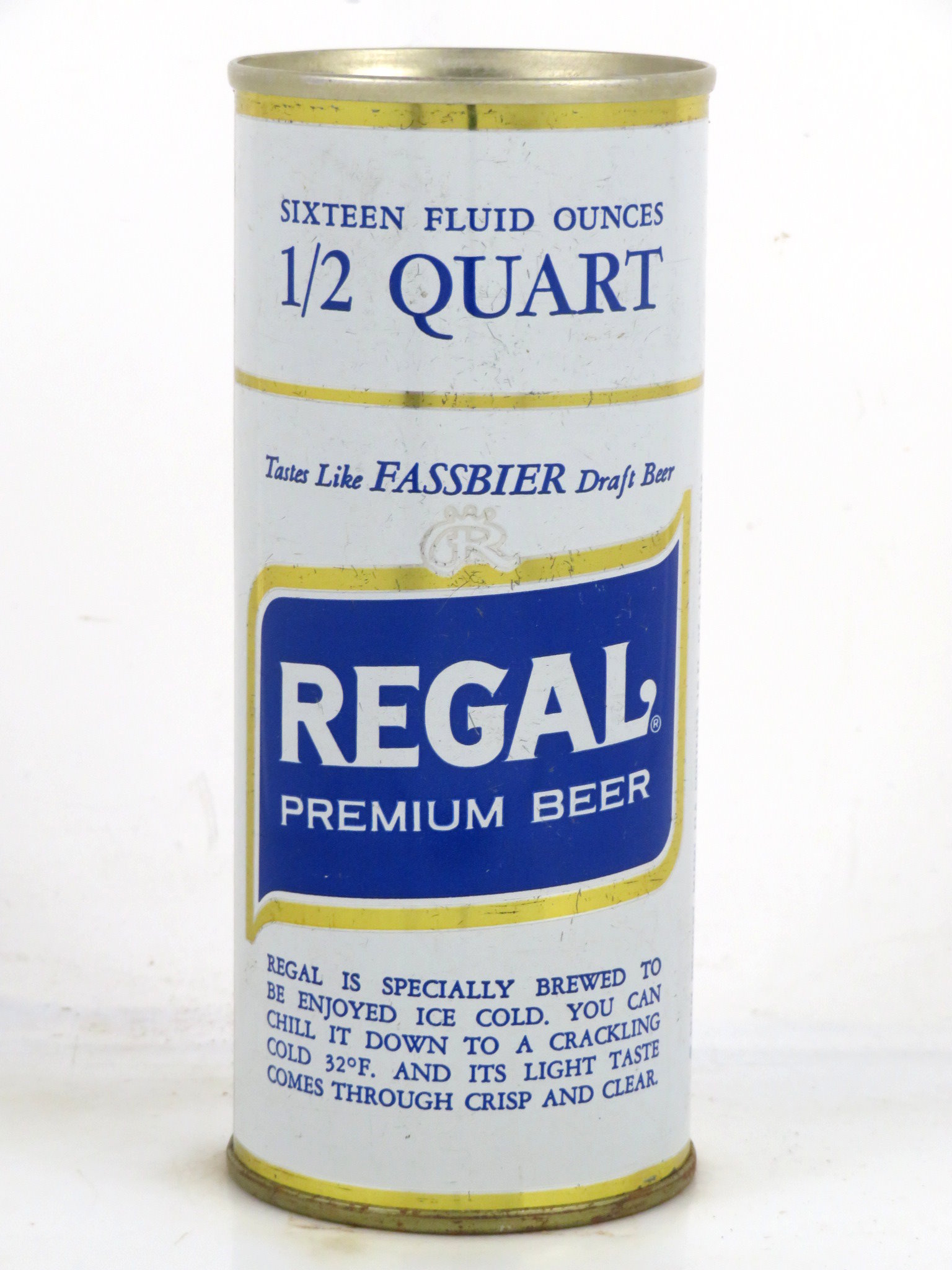 Item #305 1968 Regal Premium Beer (NB-812) Tab Top Can T162-30