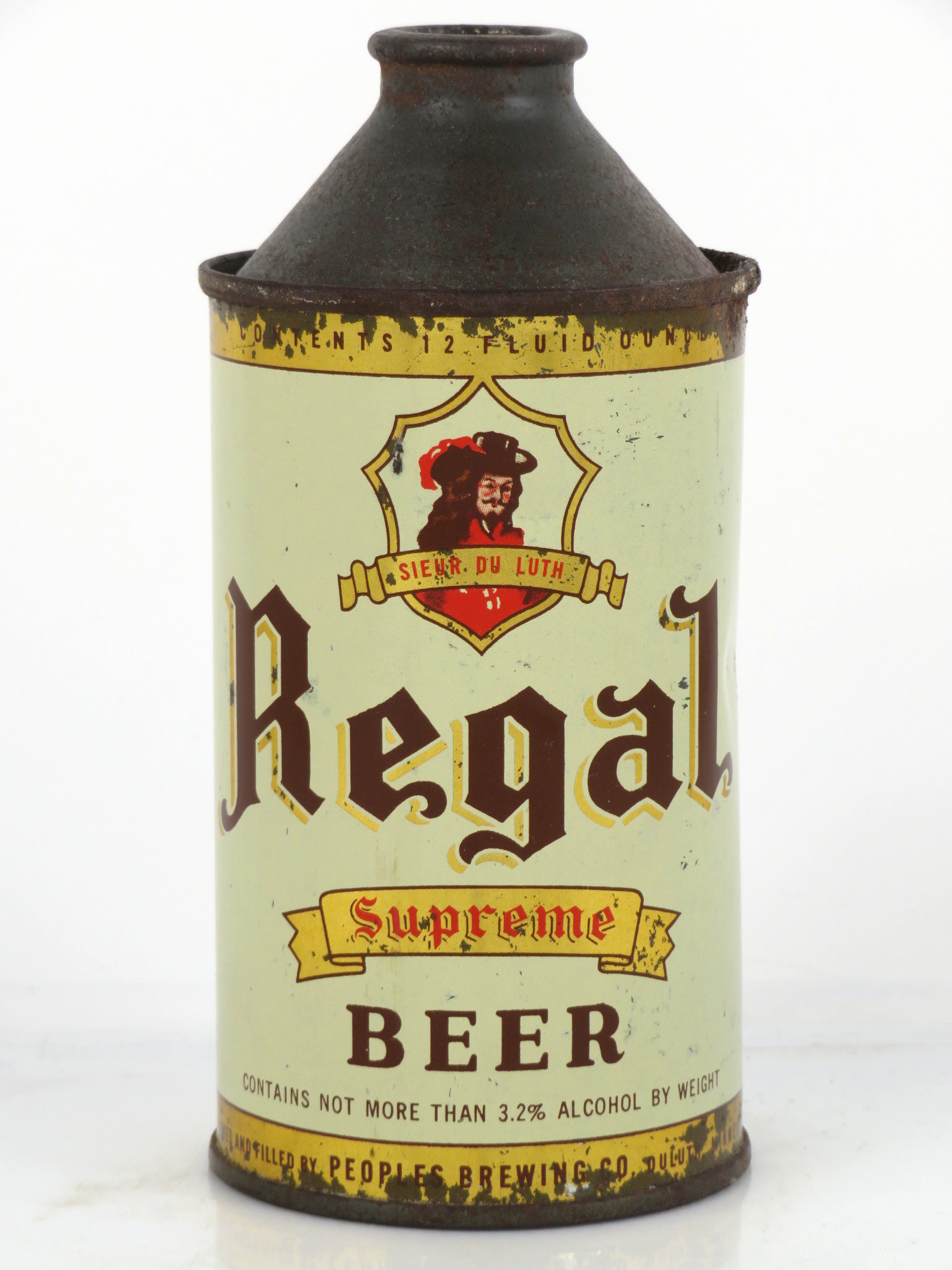 Item #95968 1952 Regal Supreme Beer Cone Top Can 181-17