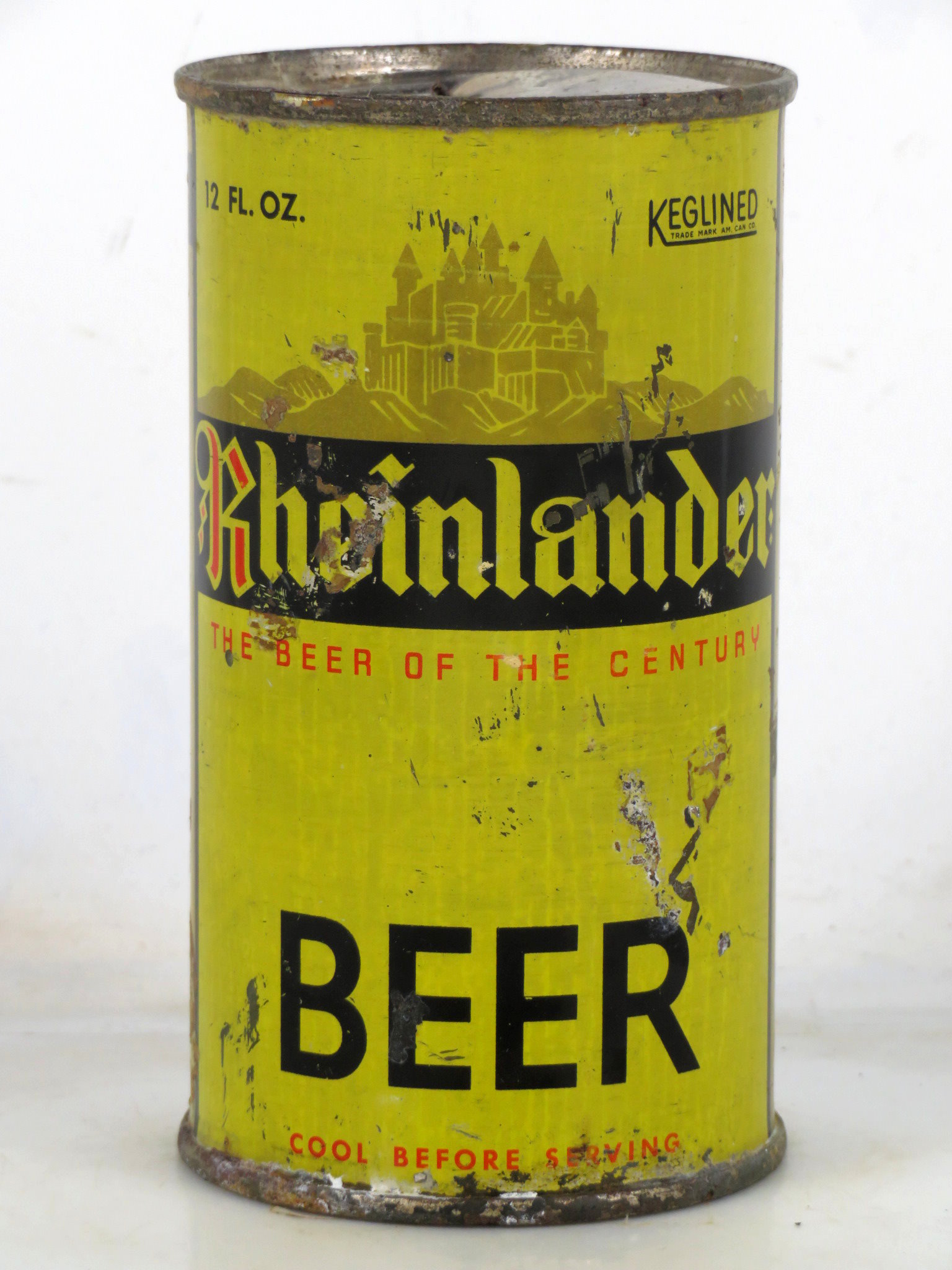 Item #97225 1936 Rheinlander Beer Flat Top Can OI-735