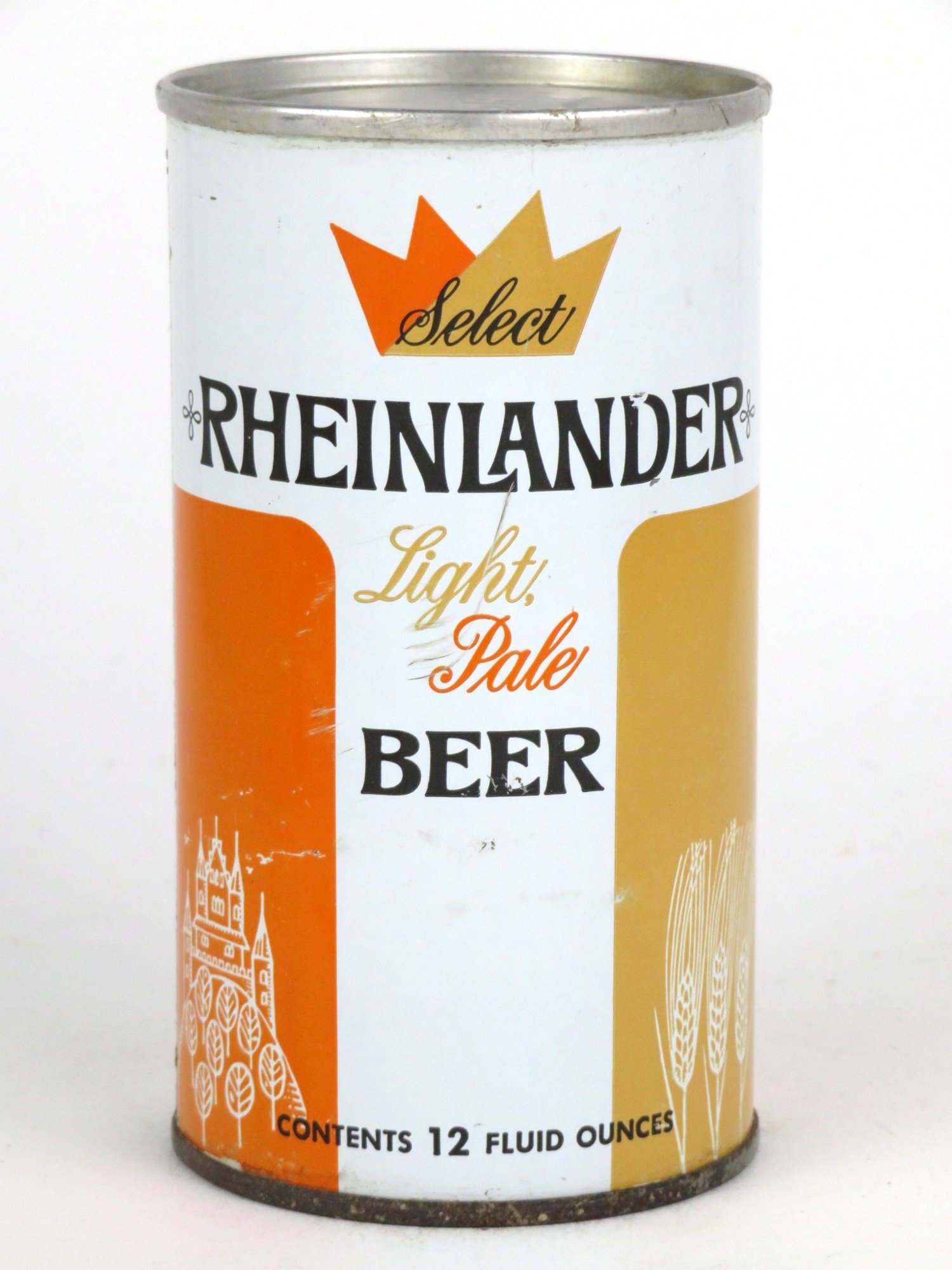 Item #1749 1965 Rheinlander Light Pale Beer Flat Top Can 124-32