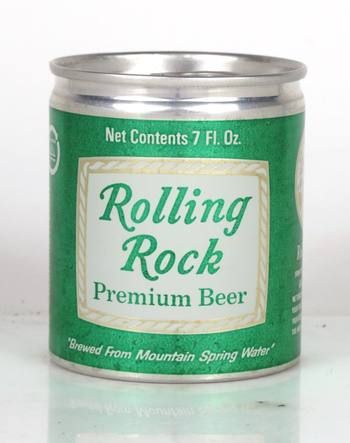 Item #1472 1970 Rolling Rock Beer (test can) 7 to 8oz Can T29-26V