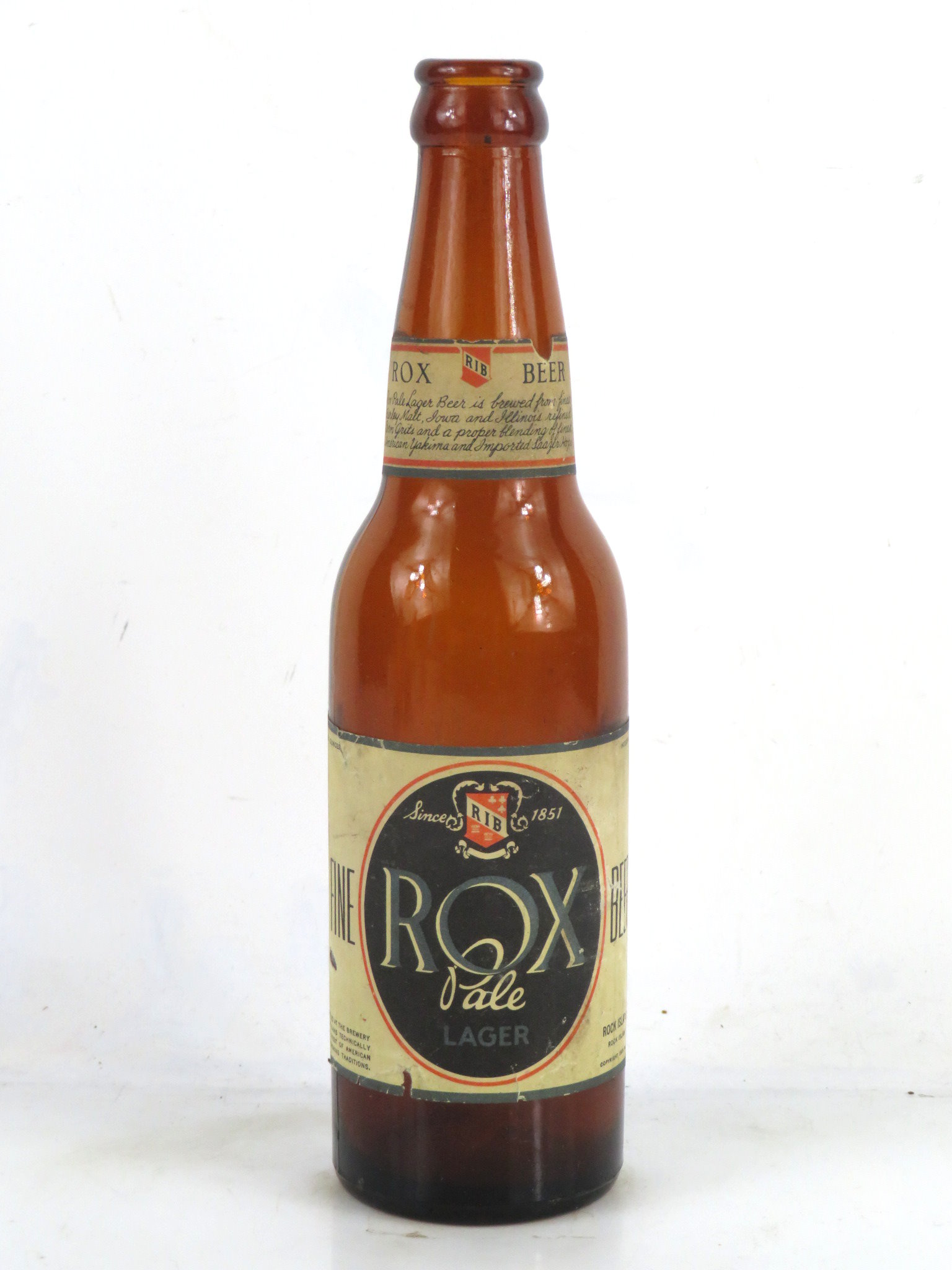 Item #81367 1939 Rox Pale Lager Beer Bottle