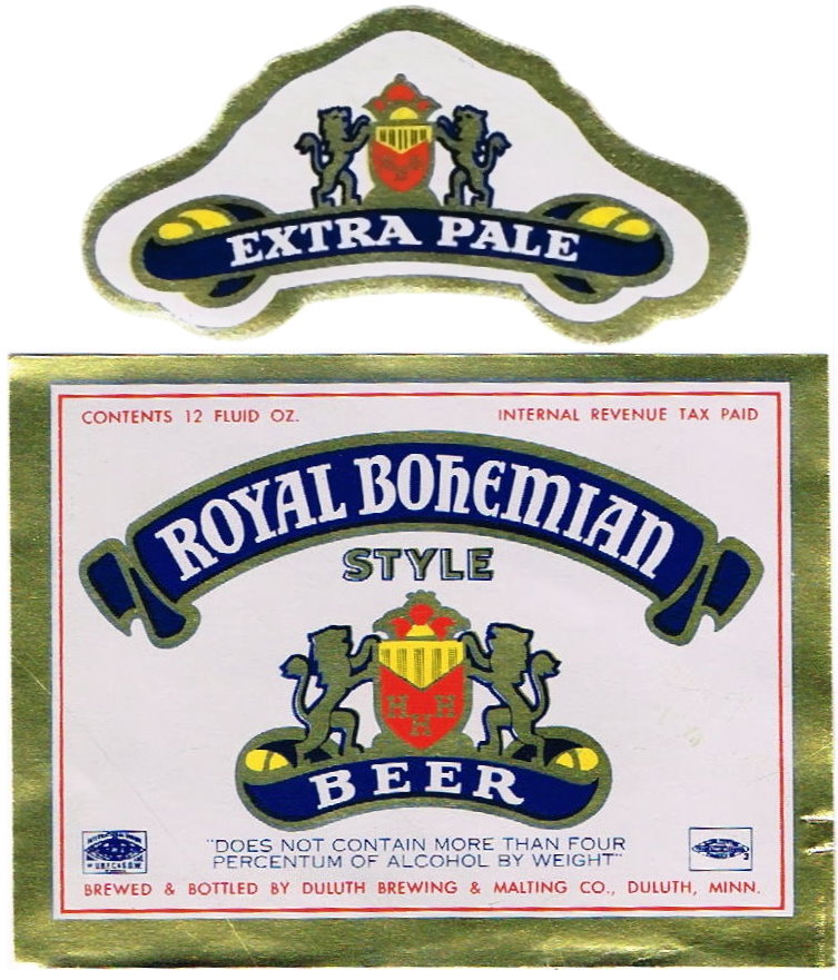 Item #100389 1946 Royal Bohemian Beer Label CS77-23V