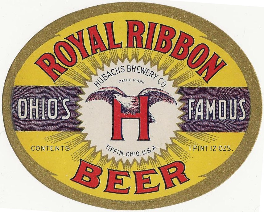 Item #104960 1910 Royal Ribbon Beer Label OH