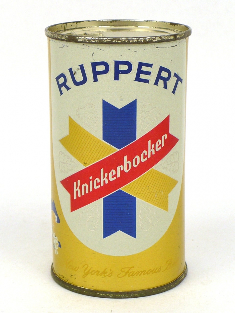 Item #1271 1962 Ruppert Knickerbocker Beer Flat Top Can 126-22a.2v ...