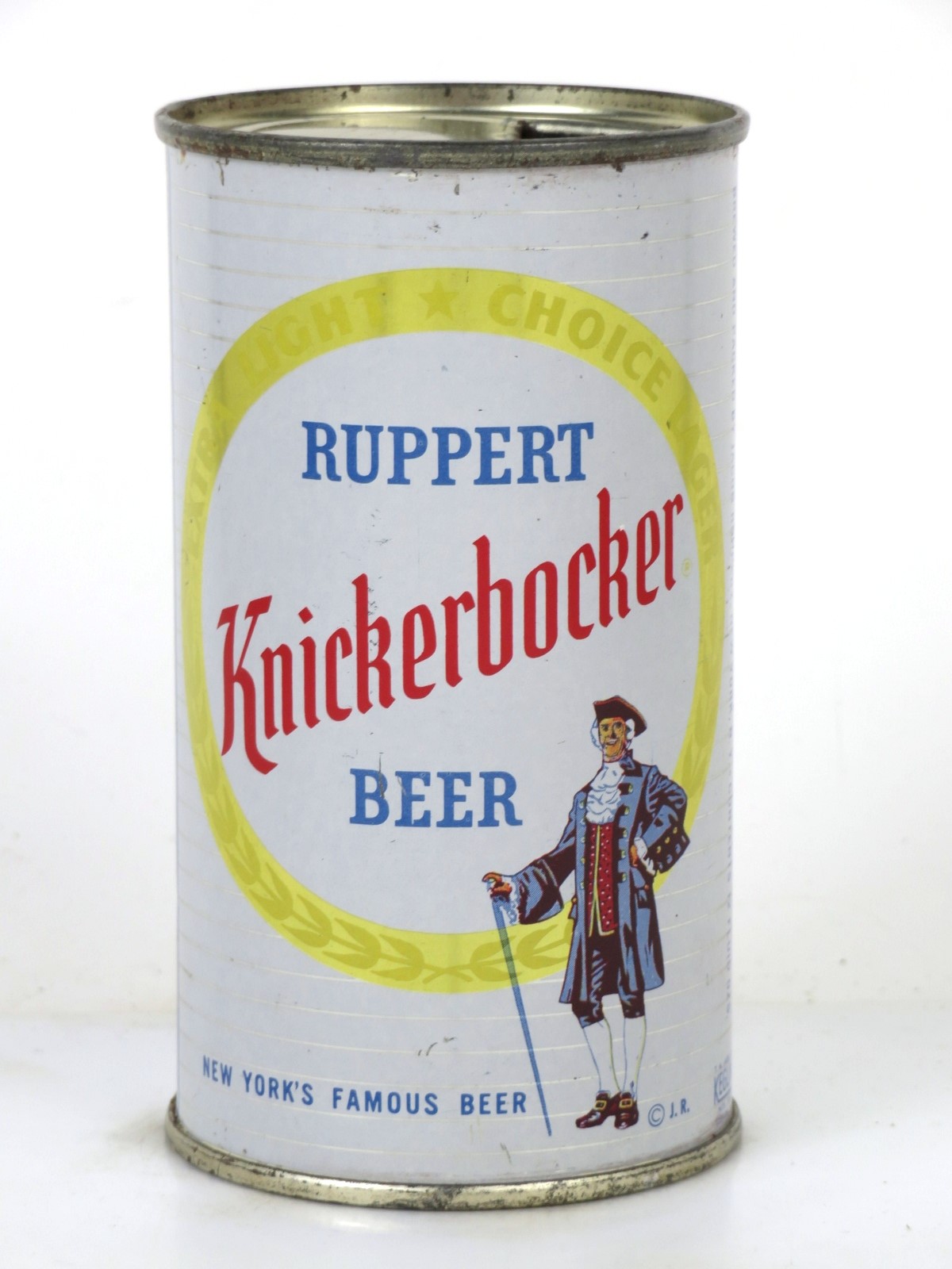 Item #18296 1958 Ruppert Knickerbocker Beer Flat Top Can 126-16.1c