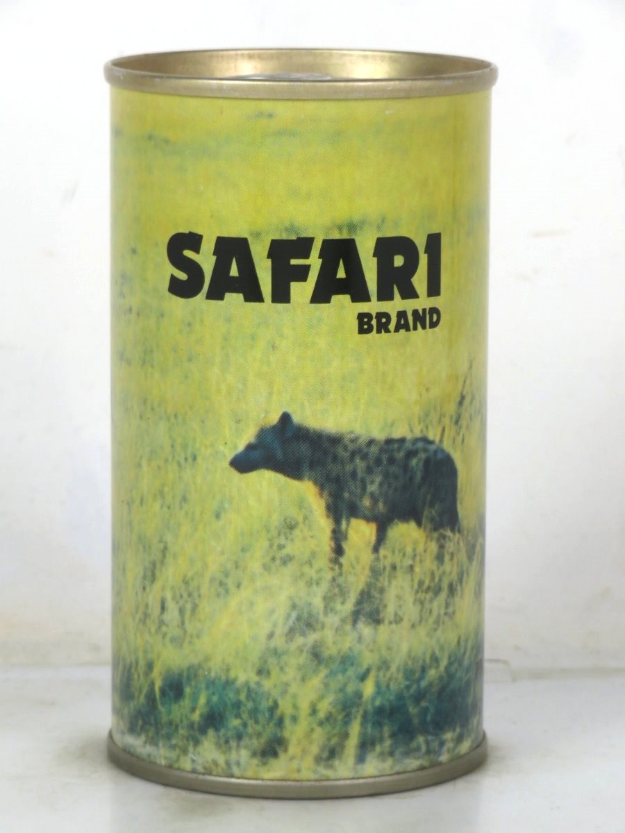 Item #100995 1979 Safari Beer #21 (Hyena) Tab Top Can T117-22