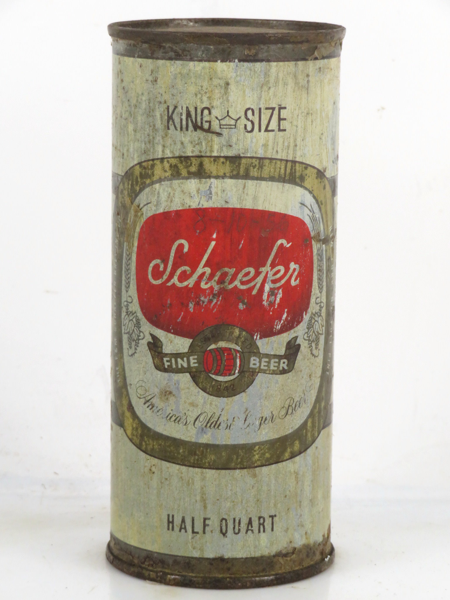 Item #98173 1955 Schaefer Fine Beer Flat Top Can 235-04