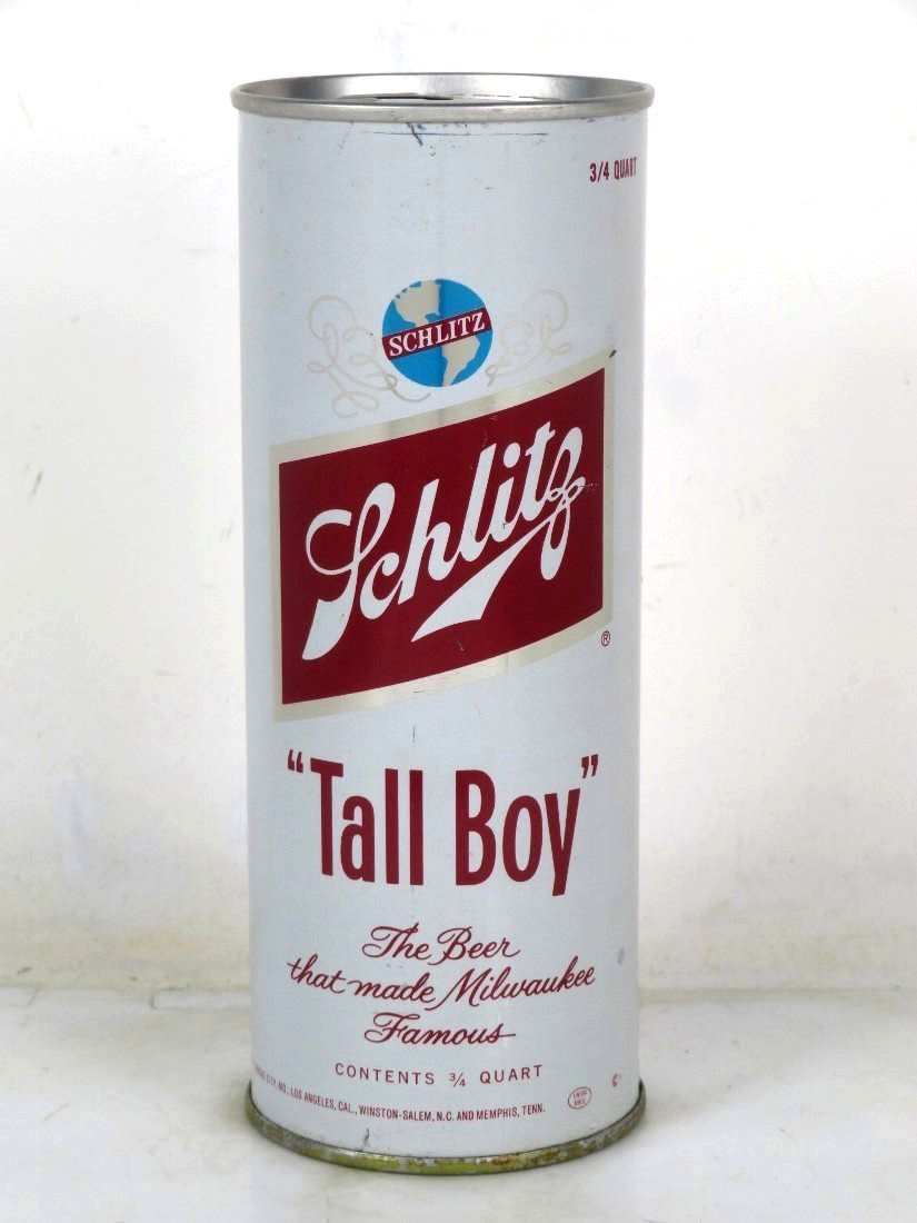 Item #96821 1969 Schlitz "Tall Boy" Beer Can