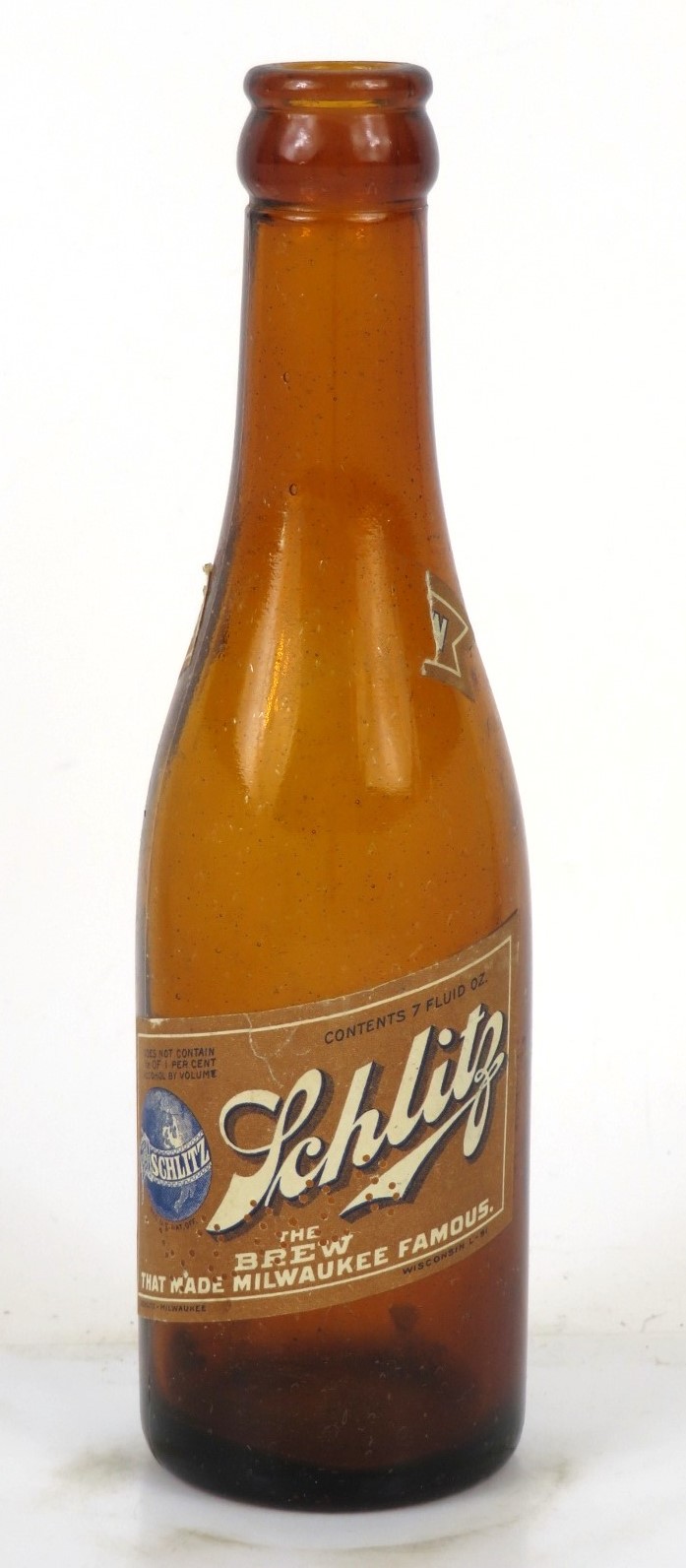 Item #111494 1928 Schlitz Beer Bottle