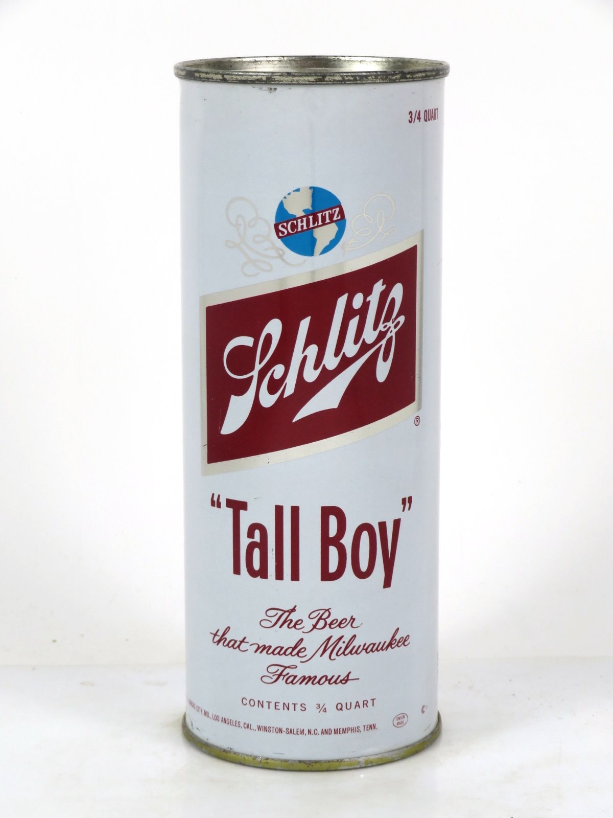 Item #1761 1969 Schlitz Beer "Tall Boy" Can 237-09