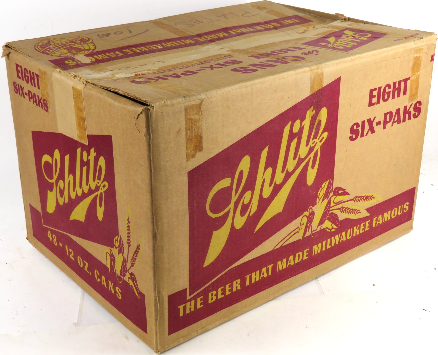 Item #99276 1957 Schlitz Beer Case Box