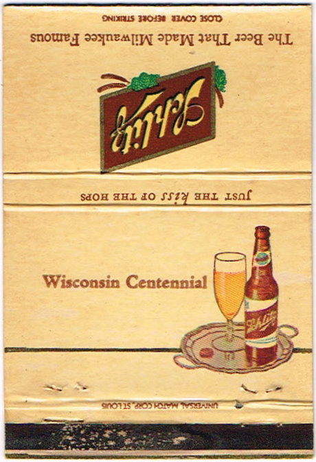 Item #99755 1948 Schlitz Beer Matchcover WI-SCHLITZ-BBK-WC