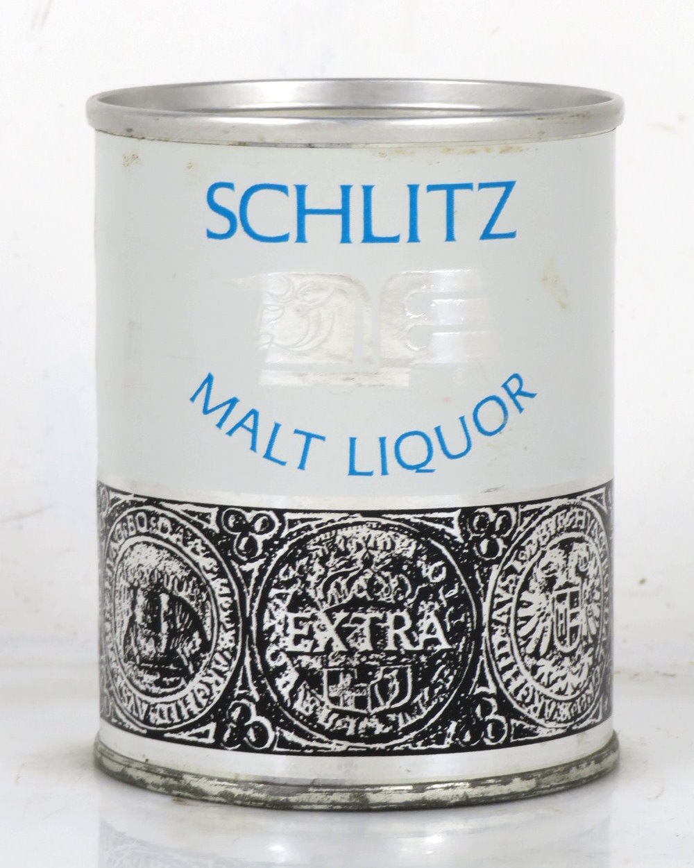 Item #100002 1963 Schlitz Malt Liquor (Paper label) 7 to 8oz Can 242-14