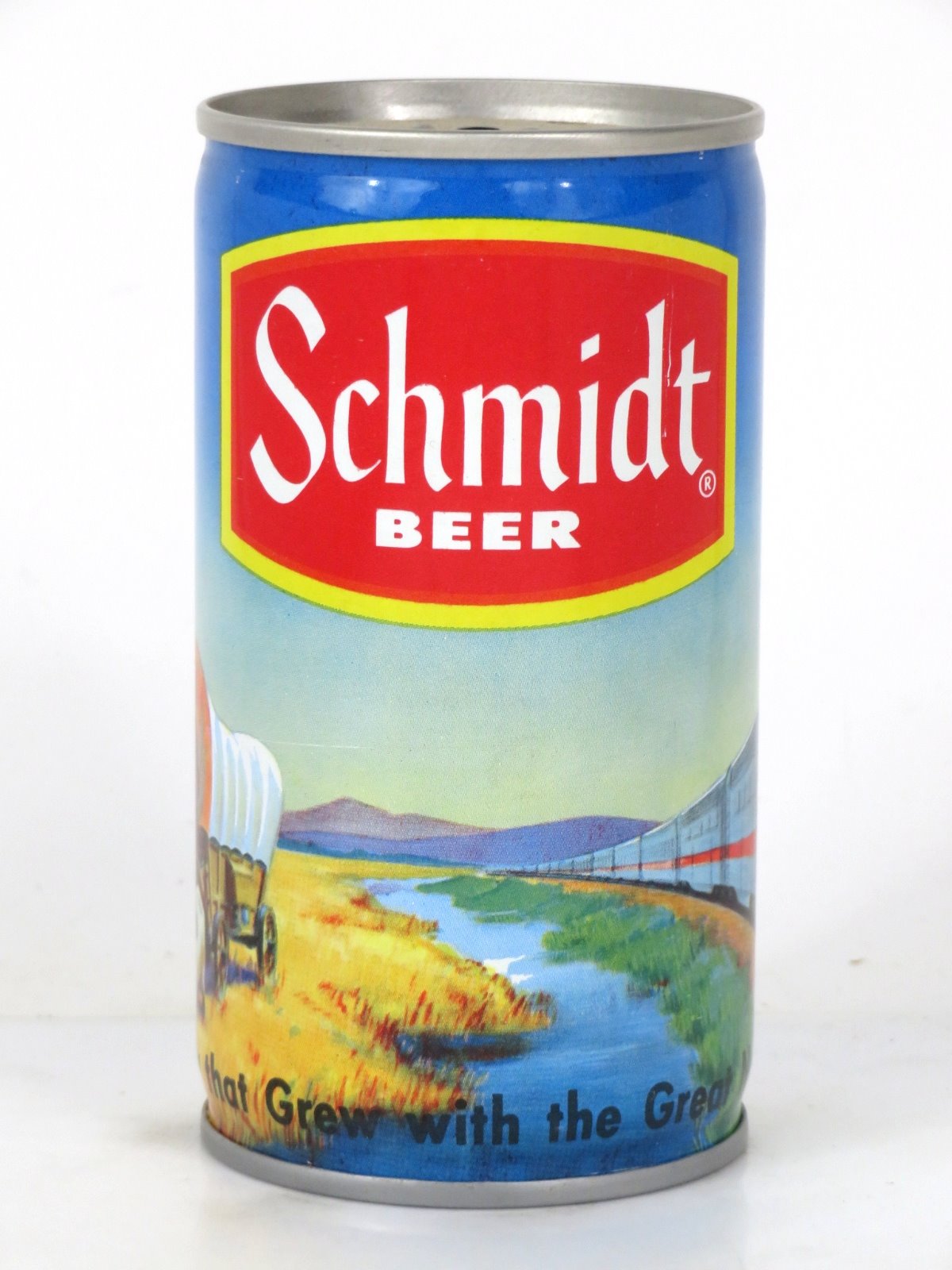Item #15323 1974 Schmidt Beer (Conestoga Wagon) Tab Top Can SCH16c/02