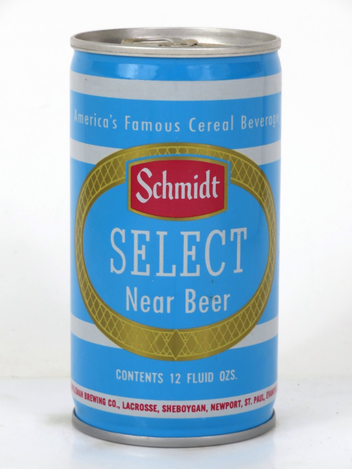 Item #18046 1976 Schmidt Select Near Beer Tab Top Can T122-09v