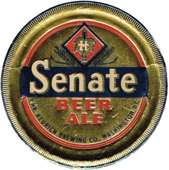 Item #2068 1939 Senate Beer/Ale Coaster DC-CHR-5