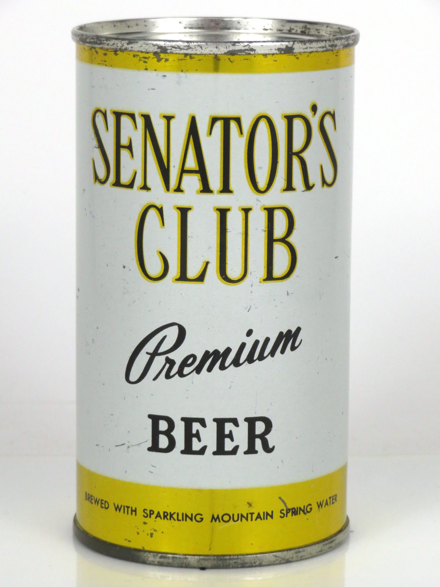 Item #15936 1959 Senator's Club Premium Beer Flat Top Can 132-23.4c