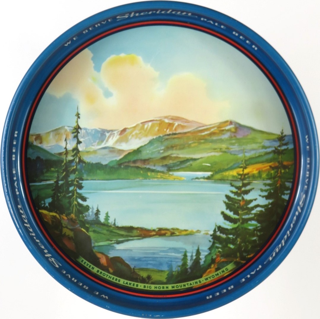 Item #607 1934 Sheridan Pale Beer Serving Tray