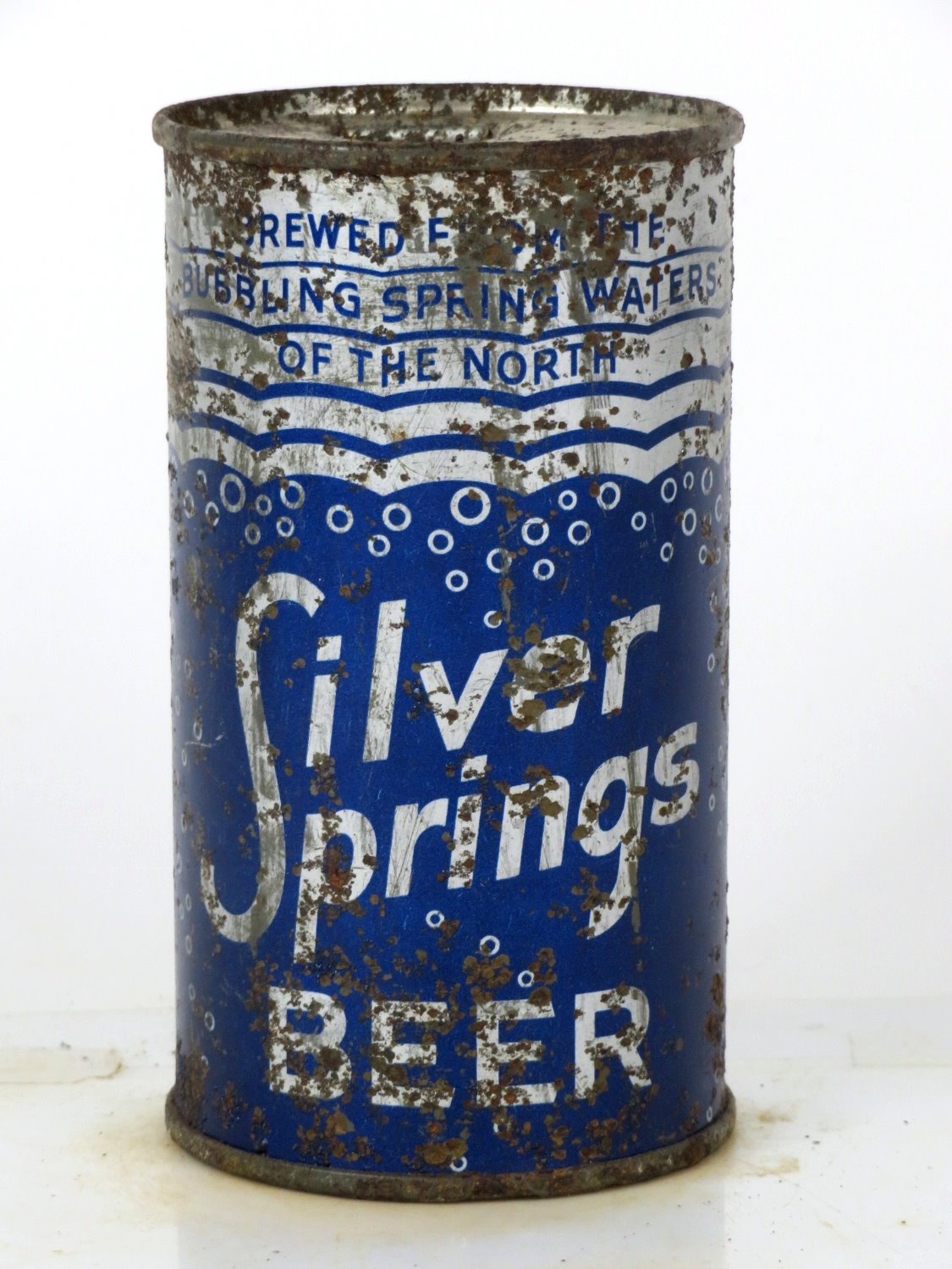 Item #1610 1936 Silver Springs Beer Flat Top Can OI-761