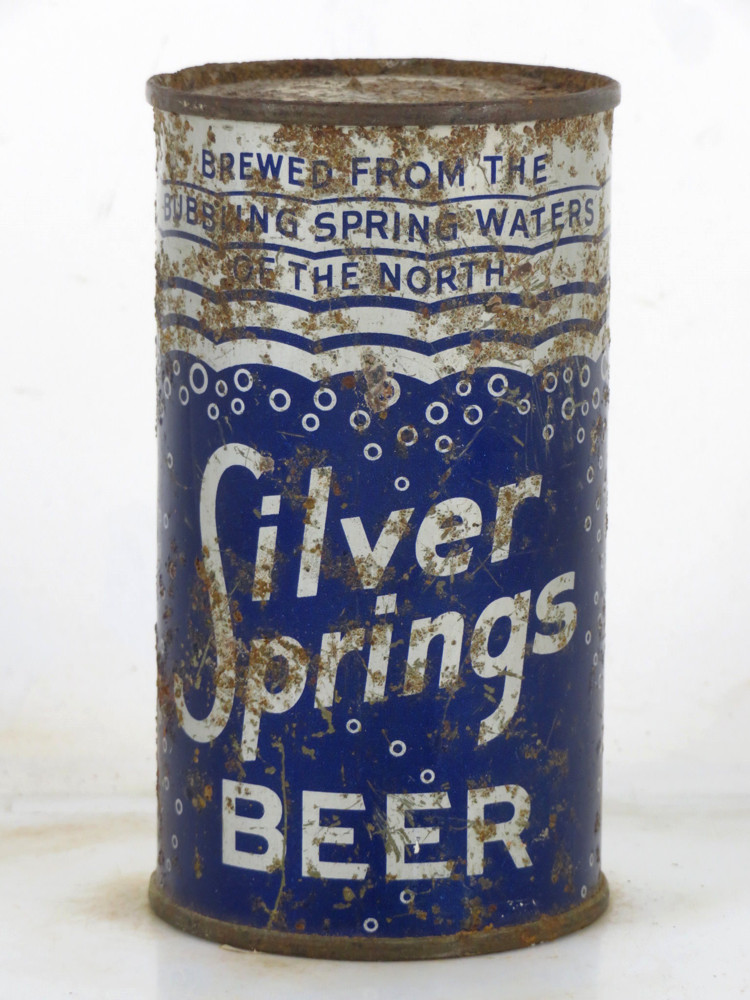Item #29482 1947 Silver Springs Beer Flat Top Can OI-763