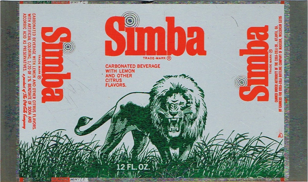 Item #109775 1973 Simba Lemon Soda (sheet) Tab Top Can