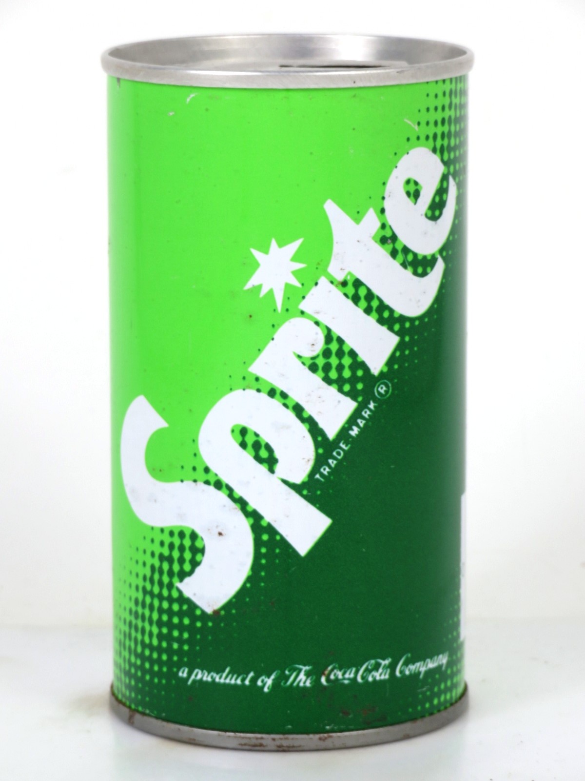 Item #101046 1976 Sprite Soda W/UPC Zanesville Ohio Tab Top Can
